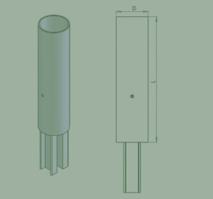 Steel Sign Supports & Signal Poles and posts