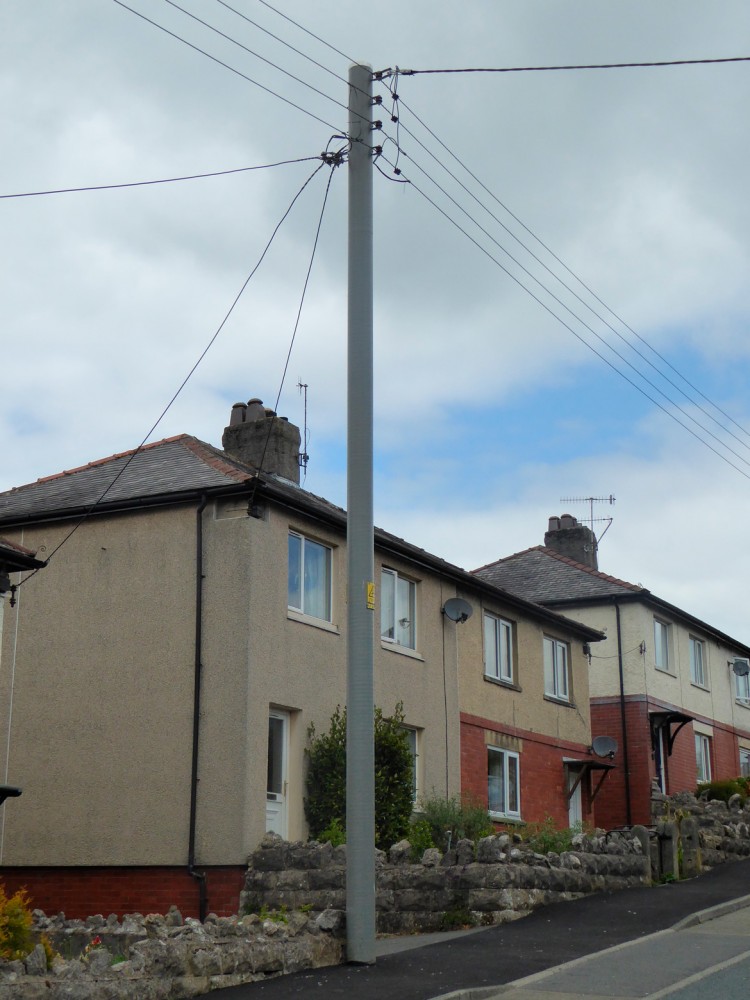 First Jerol Composite Distribution Poles In The UK - Mallatite