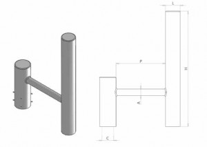 Extension Posts & Offset Brackets
